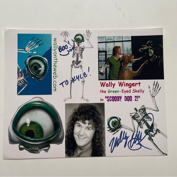 Other | Wally Wingert Signed Scooby Doo Family Guy Batman Riddler 8x1 ...